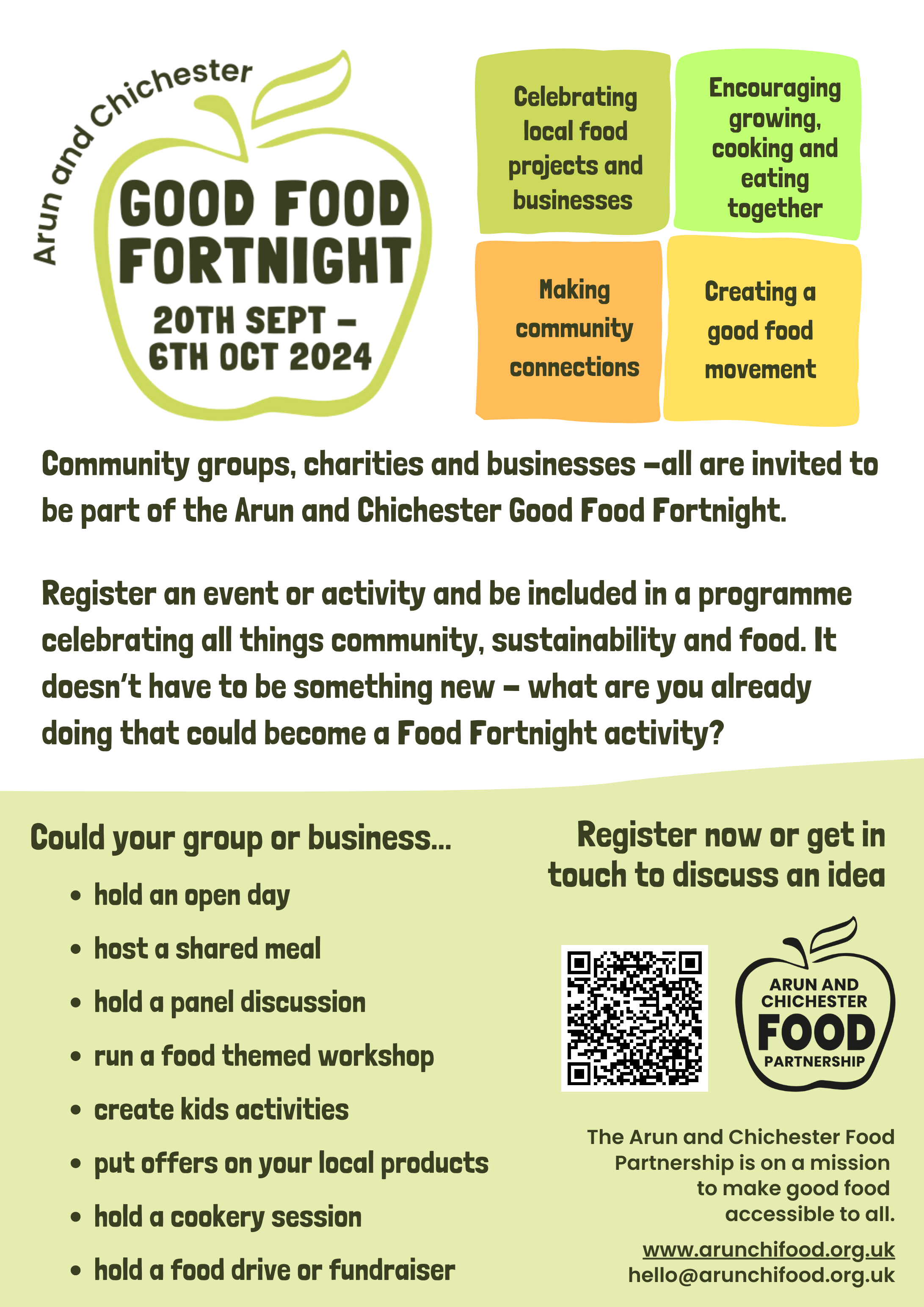 Good Food Fortnight - Arun & Chichester Food Partnership